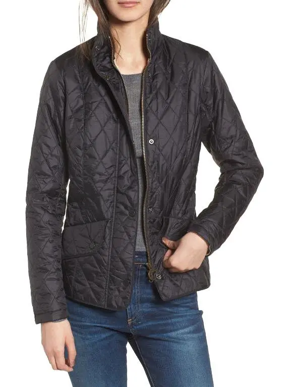 Barbour Flyweight Quilted Jacket - Black
