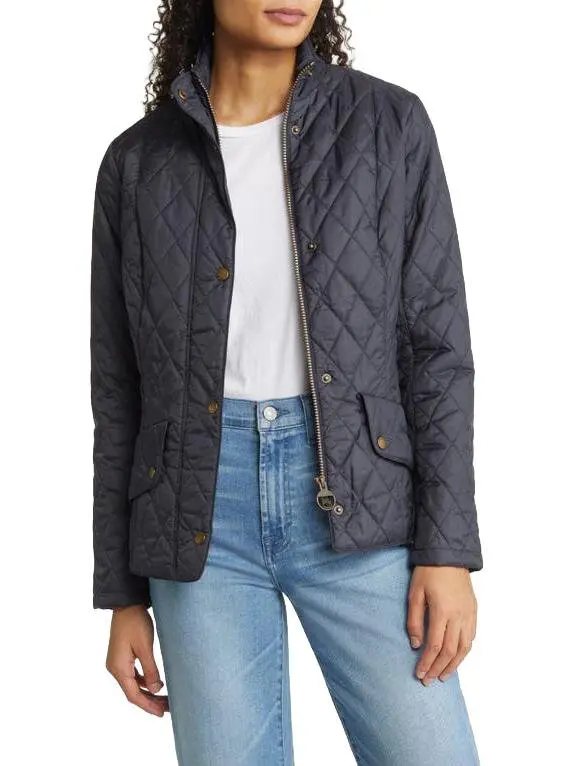 Barbour Flyweight Quilted Jacket - Navy