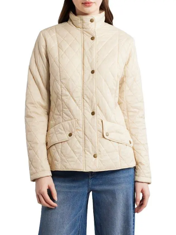 Barbour Flyweight Quilted Jacket - Pearl/stone