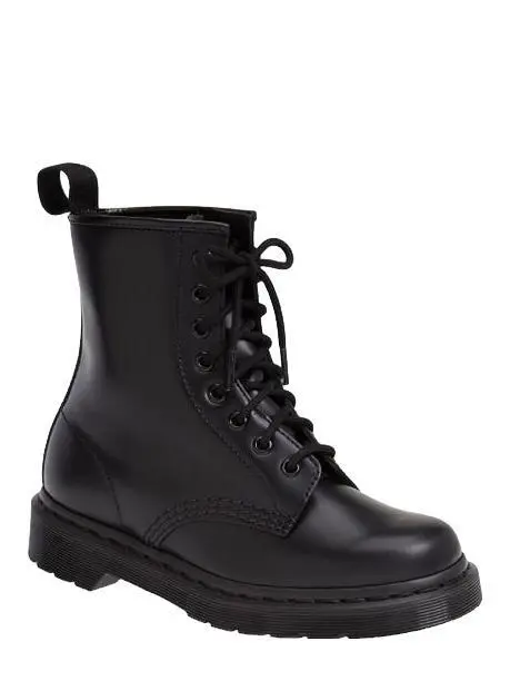 Dr. Martens 1460 Mono Lace-up Boots - Black Smooth