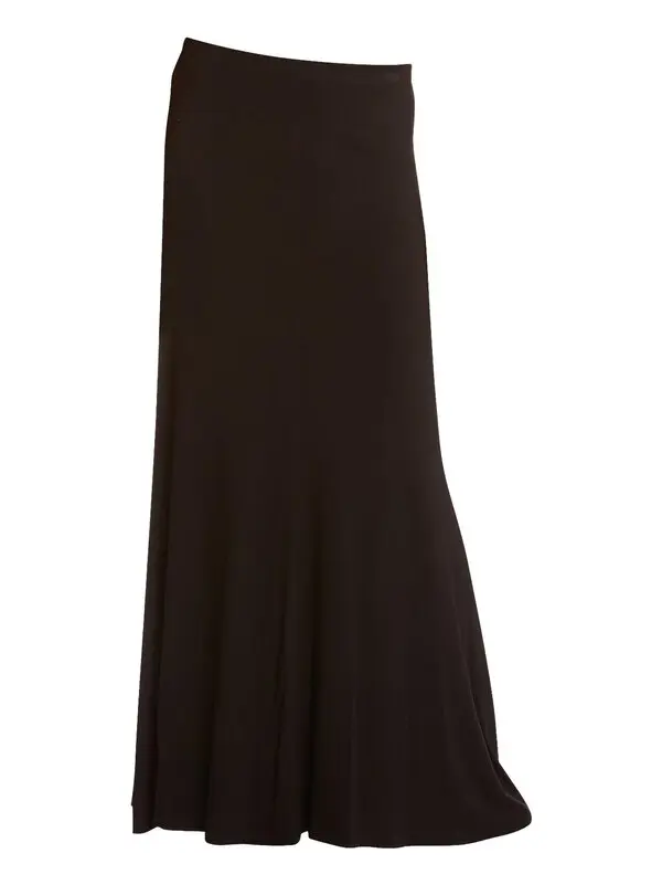 Karen Kane Flared Maxi Skirt - Black