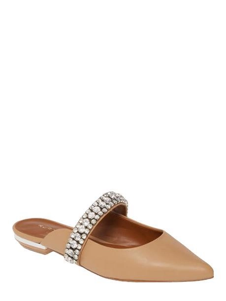 Kurt Geiger Princely Crystal Embellished Mule - Camel Leather