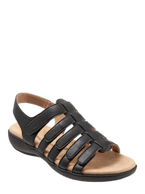 Trotters Tiki Slingback Sandals - Black