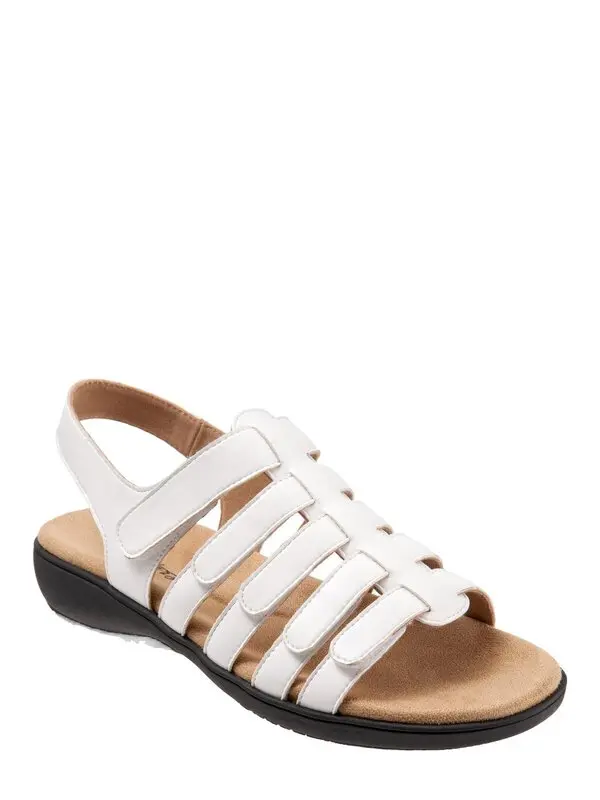 Trotters Tiki Slingback Sandals - White
