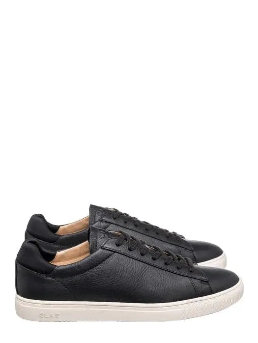 Clae Bradley Sneaker - Black Tumbled Leather