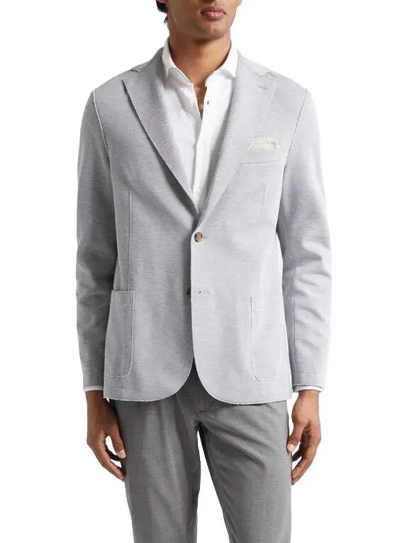 Eleventy Slim Fit Jersey Sport Coat - Grey