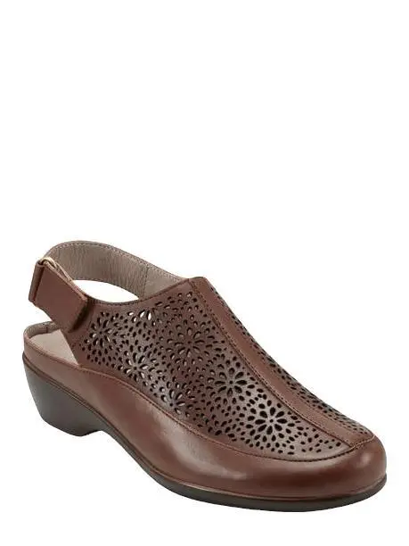 Easy Spirit Dawn Slingback Clog - Medium Brown