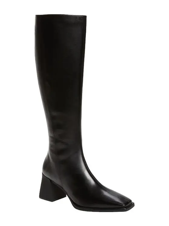 VAGABOND SHOEMAKERS Hedda Knee High Boots - Black Leather