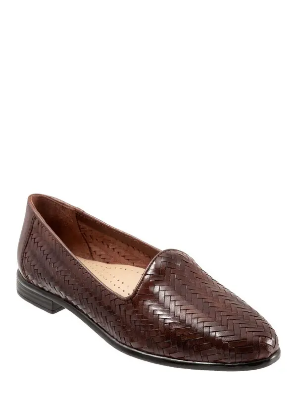 Trotters Liz Iii Flat - Dark Brown