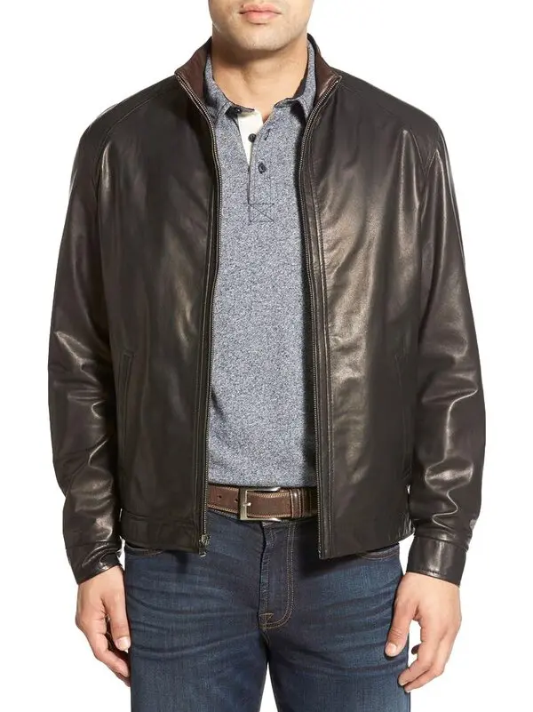 Remy Leather Lambskin Leather Jacket - Midnite