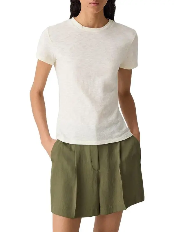 Theory 2 Nebulous Organic Cotton Tiny Tee - Lemongrass - 2eo