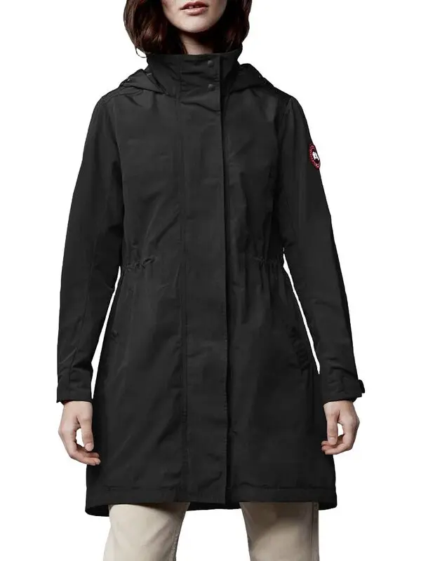 Canada Goose Belcarra Water Resistant Hooded Jacket - Black - Noir