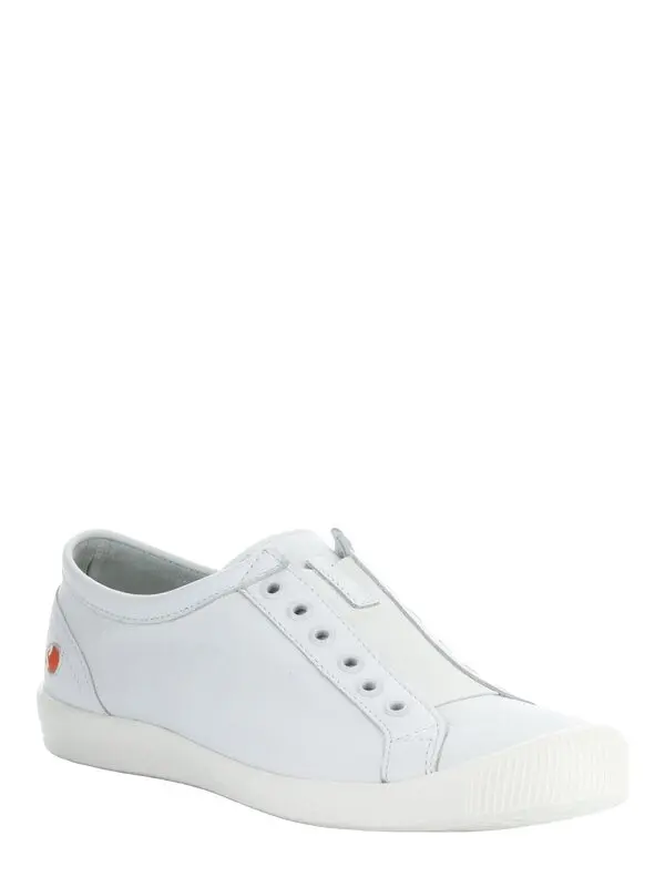 Fly London Irit Slip-on Low Top Sneaker - White Smooth