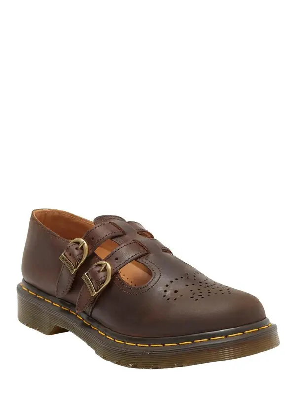 Dr. Martens 8065 Mary Jane - Dark Brown Crazy Horse