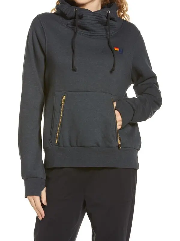 Aviator Nation Ninja Hoodie - Charcoal