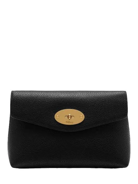 Mulberry Darley Leather Cosmetics Pouch - Black