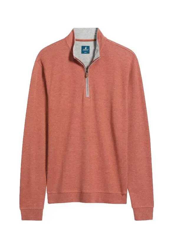 Johnnie-o Sully Quarter Zip Pullover - Canyon