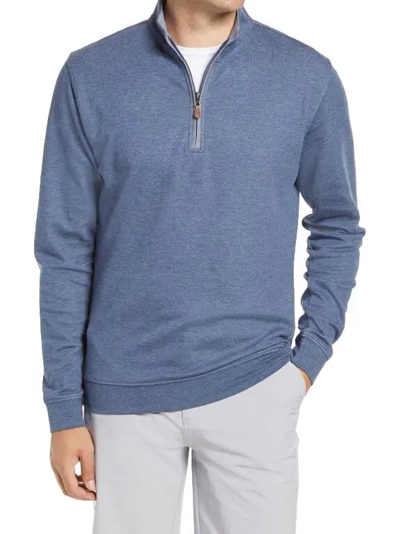 Johnnie-o Sully Quarter Zip Pullover - Helios Blue