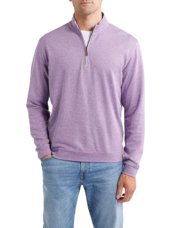 Johnnie-o Sully Quarter Zip Pullover - Thistles