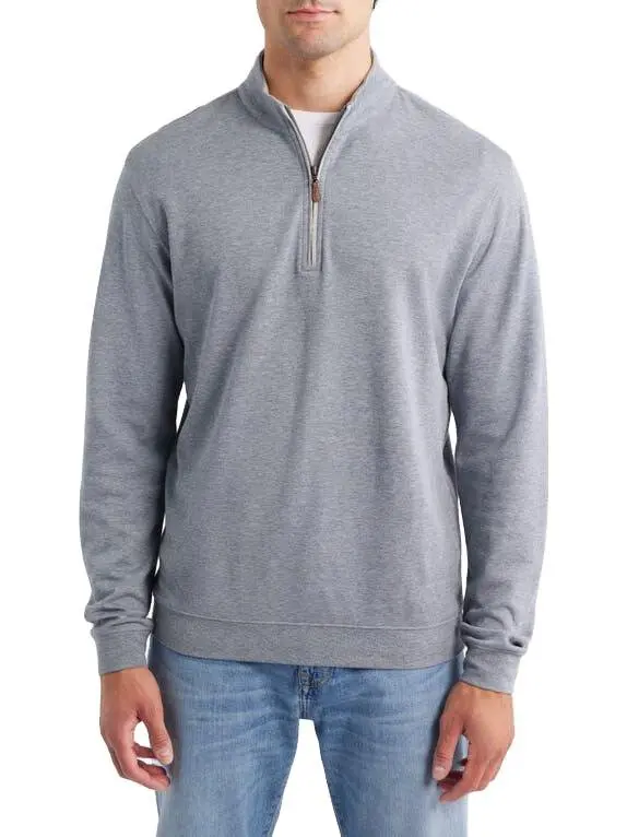 Johnnie-o Sully Quarter Zip Pullover - Thunder