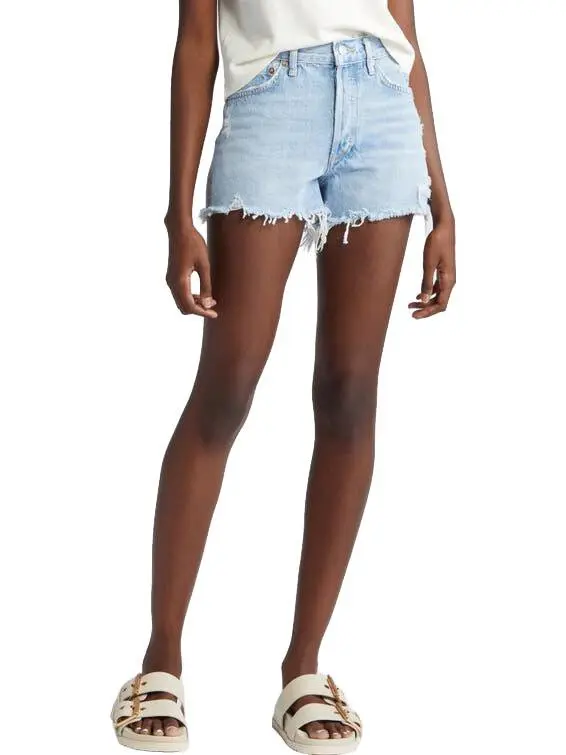 AGOLDE Parker Cutoff Denim Shorts - Swapmeet