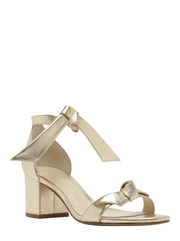 ALEXANDRE BIRMAN Clarita Block Heel Sandal - Golden