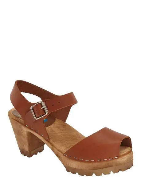 Mia Greta Clog Sandal - Luggage Le