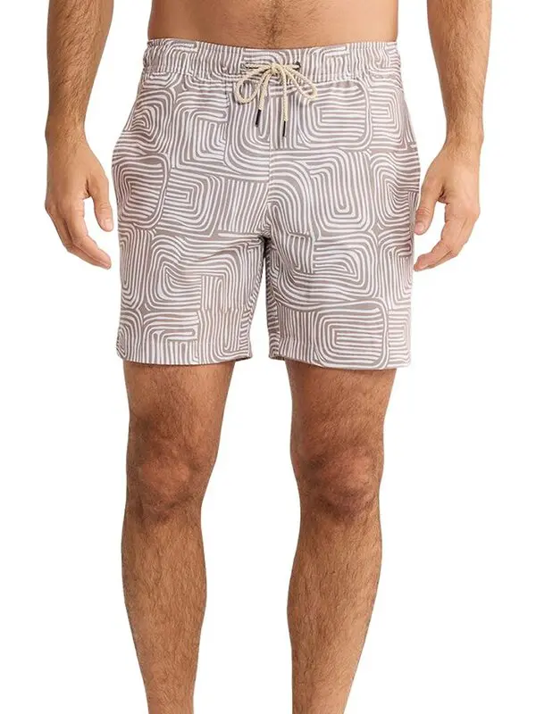 FAIR HARBOR The Bayberry Swim Trunks - Wavy Sands