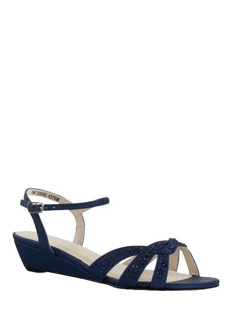 TOUCH UPS Lena Wedge Sandal - Navy