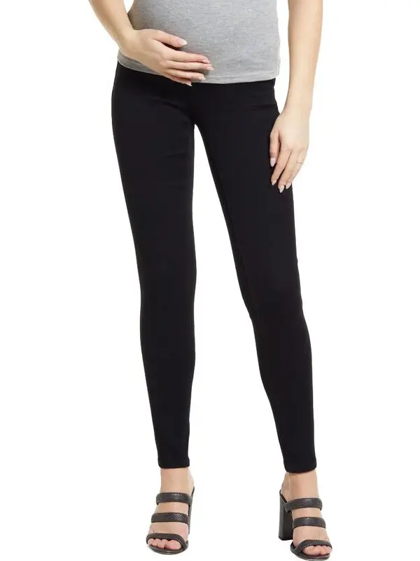 1822 Denim Butter Maternity Skinny Jeans - Black
