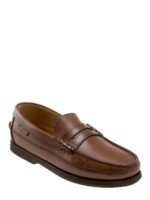 Mephisto Cap Vert Penny Loafer - Rust Leather