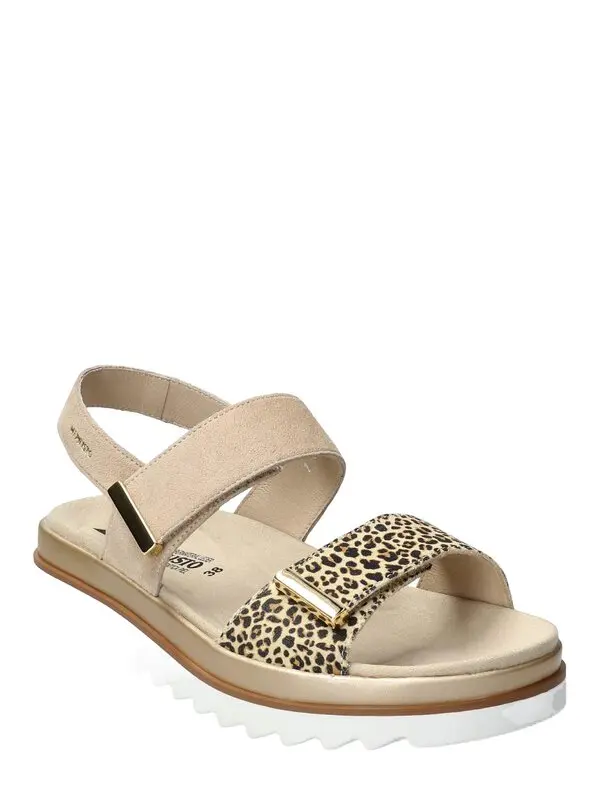 Mephisto Dominica Platform Sandals - Light Sand
