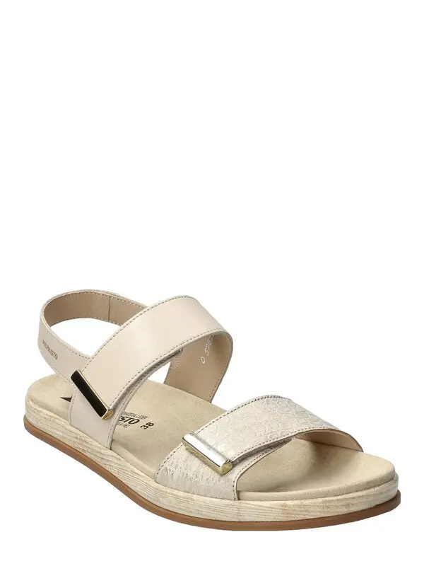 Mephisto Dominica Platform Sandals - Light Sand