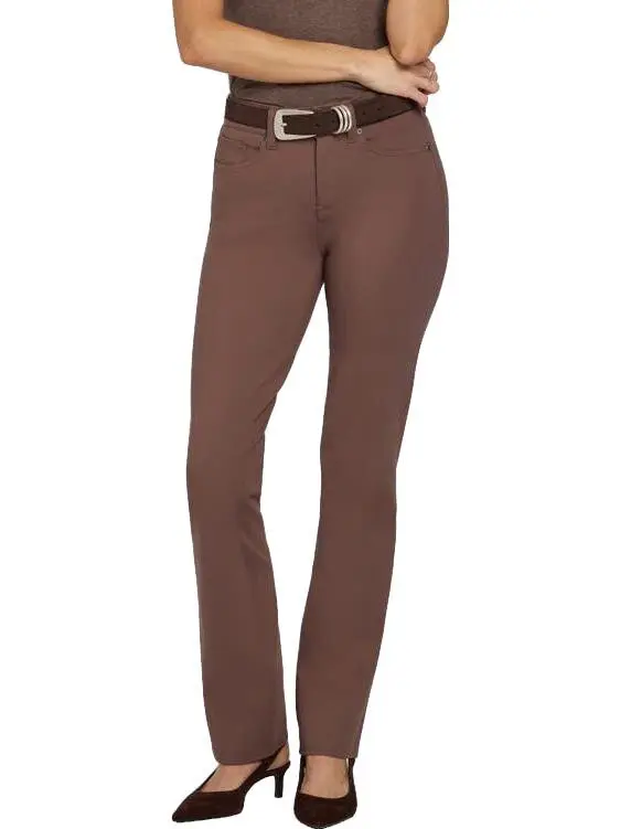 NYDJ Sculpt-her™ Marilyn Straight Leg Pants - Deep Taupe