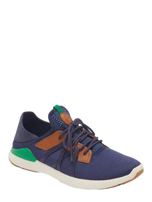 Olukai Mio Li Sneaker - Navy/bamboo