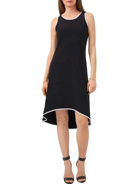 Chaus High-low Matte Jersey Dress - Black