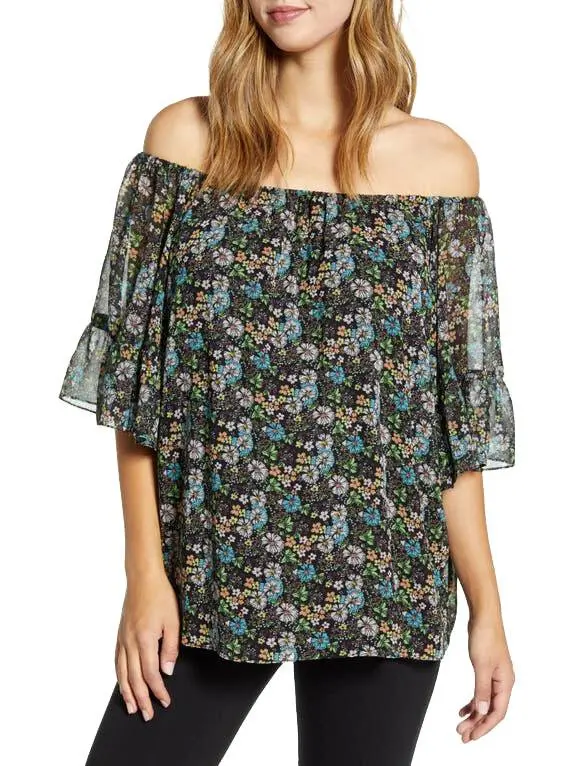 MATERNAL AMERICA Off-the-shoulder Blouse - Tea Garden