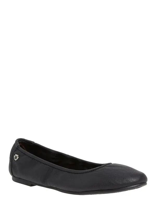 Minnetonka Anna Ballerina Flat - Black