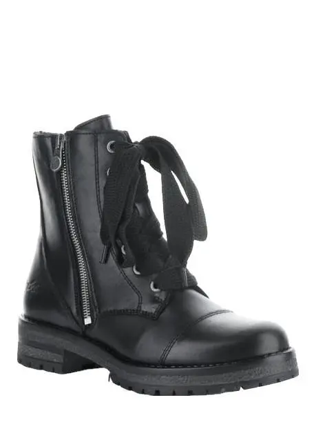 BOS. & CO. Paulie Waterproof Ankle Bootie - Black Feel Leather