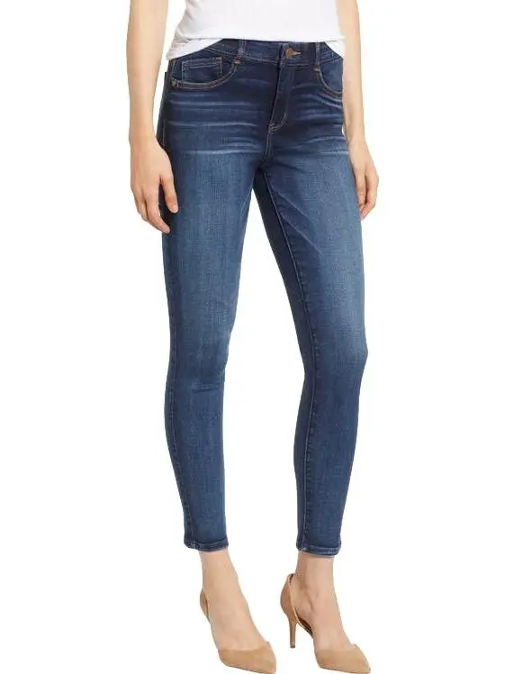 Wit & Wisdom High Waist Skinny Ankle Jeans - Blue