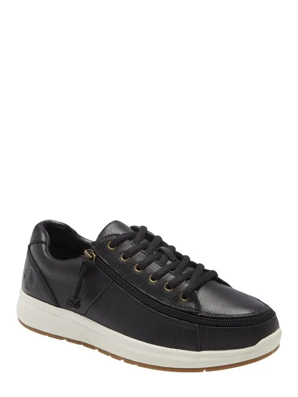 BILLY FOOTWEAR Comfort Low Zip Around Sneaker - Black