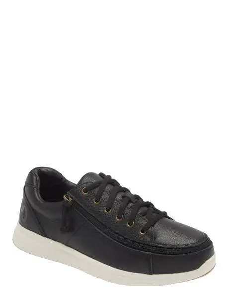 BILLY FOOTWEAR Comfort Low Zip Around Sneaker - Black