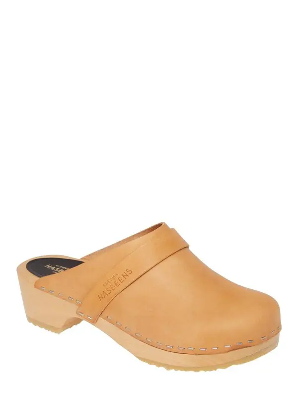 SWEDISH HASBEENS Husband Clog - Nature