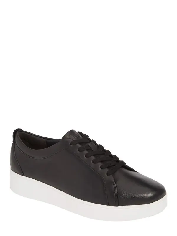 Fitflop Rally Sneaker - Black Leather