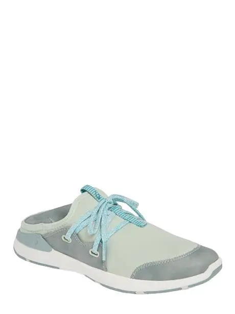 Olukai Miki Li Convertible Sneaker - Pale Moss/dolphin Fabric