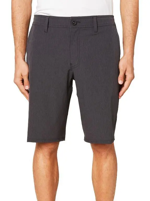 O'Neill Reserve Heather Hyperfreak Hybrid Shorts - Black