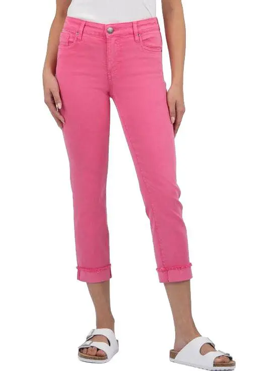 Kut From The Kloth Amy Crop Skinny Jeans - Sugar Coral