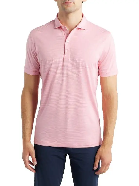 Johnnie-o Lyndon Classic Fit Polo - Pink Lemonade