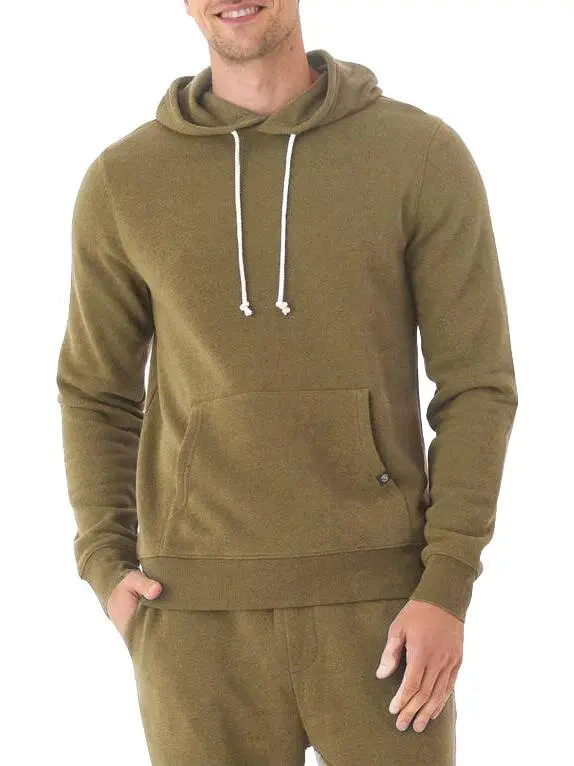 THREADS 4 THOUGHT Fleece Pullover Hoodie - Kelp