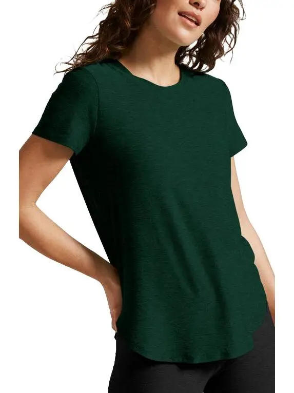 Beyond Yoga Short-sleeve T-shirt - Dark Spruce Green He